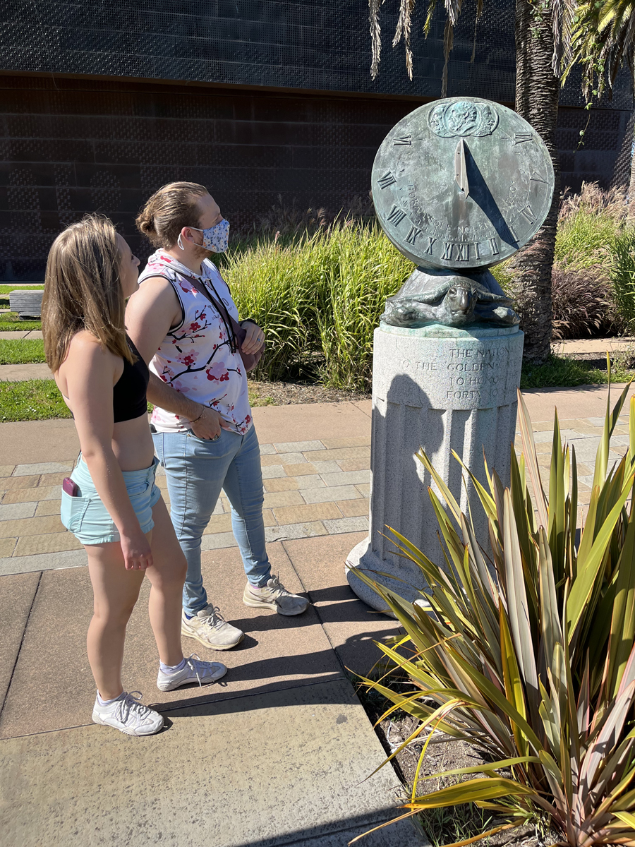 ‘Looking Back’: Turtle Sundial – Richmond Review/Sunset Beacon