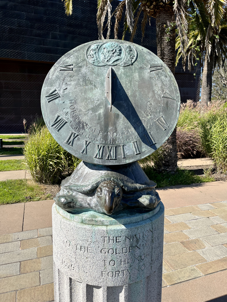 ‘Looking Back’: Turtle Sundial – Richmond Review/Sunset Beacon